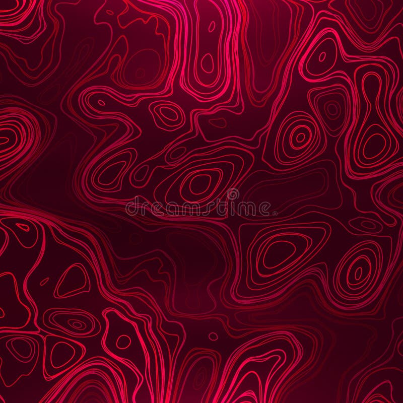 Abstract Colorful Topographic Background with Colored Liquid Wavy Lines ...