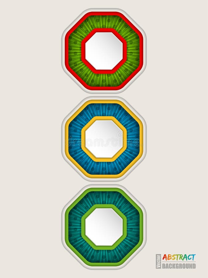 Abstract Colorful Traffic Light Concept Background Stock Illustration ...