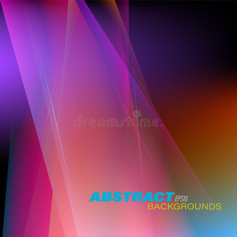 Abstract Colorful Translucent Scene Vector Stock Vector - Illustration ...