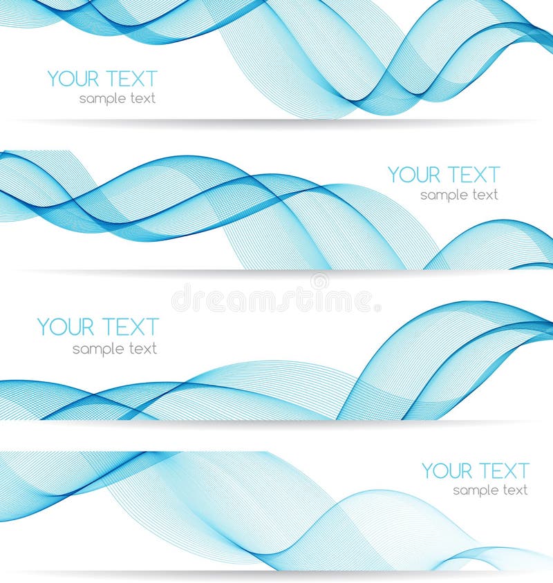 Abstract Colorful Transparent Wave Stock Vector - Illustration of ...