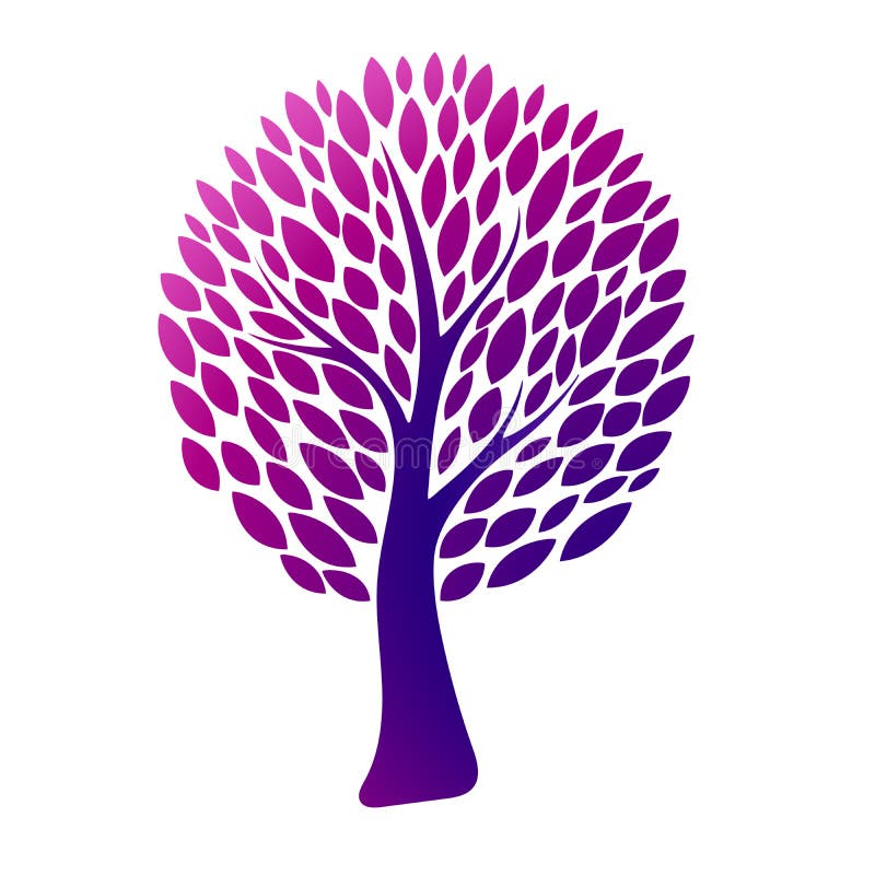 Abstract Tree, Symbol of Nature Stock Vector - Illustration of nature ...