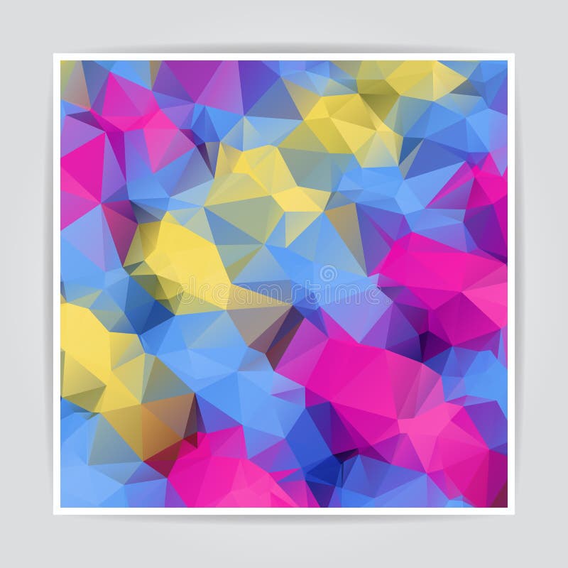 Abstract Colorful Triangle Background Stock Vector - Illustration of ...
