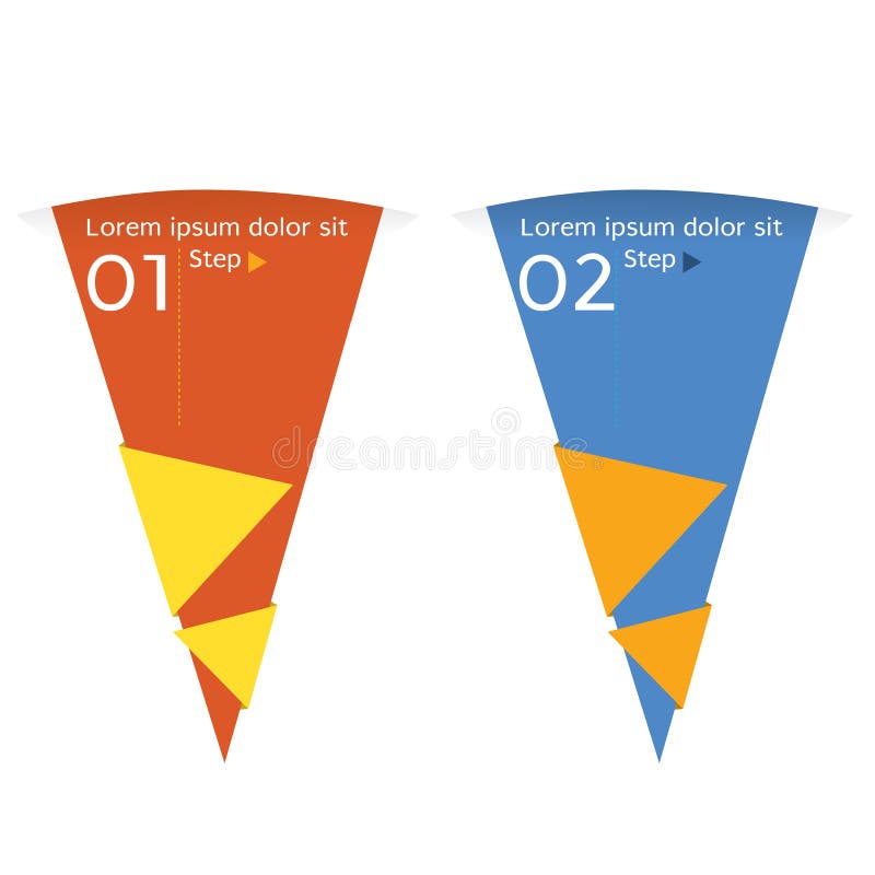 Abstract Colorful Triangle Banner. Stock Vector - Illustration of ...