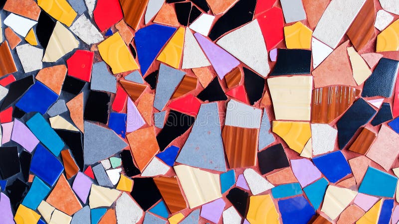 Abstract Colorful Triangle Tile Glass Background Texture Stock Photo ...