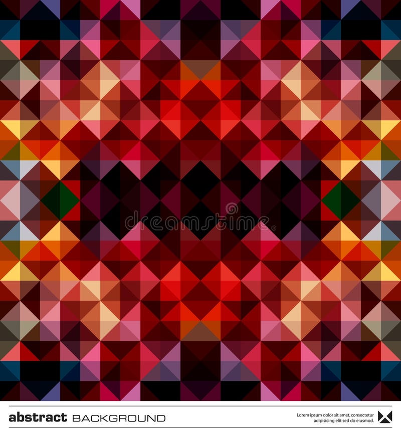 Abstract Green Triangle Background Stock Vector - Illustration of space ...