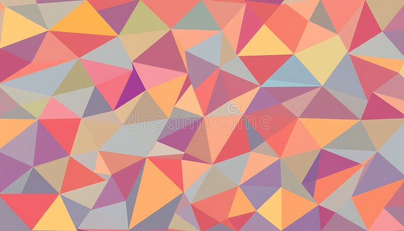 Abstract Colorful Triangles Pattern, Geometric Design, Backdrop, Stock Photo, Generative AI ...