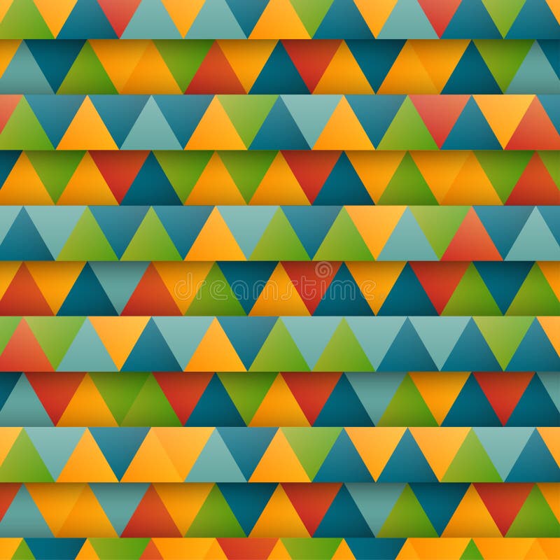 Abstract Colorful Triangles, Vector Stock Vector - Illustration of ...