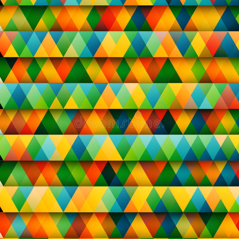 Abstract Colorful Triangles, Vector Stock Vector - Illustration of ...