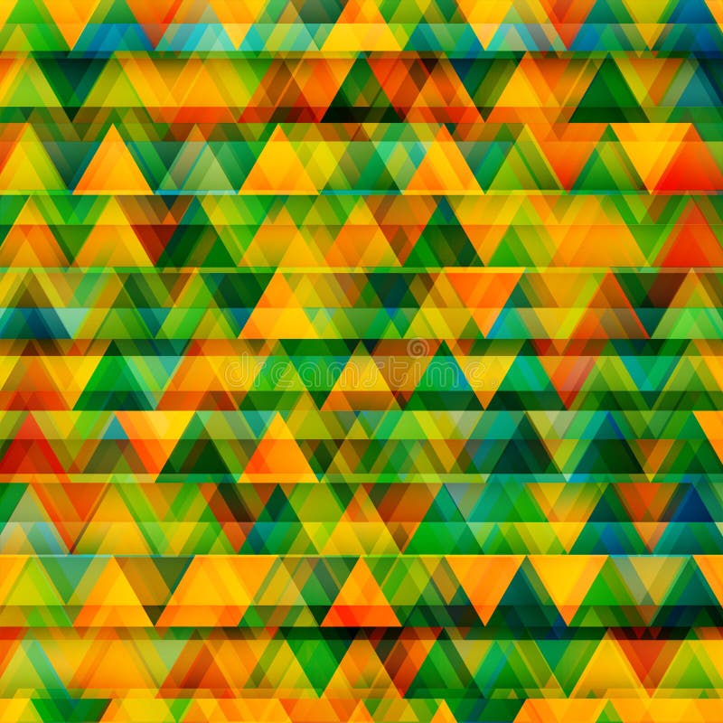 Abstract Colorful Triangles, Vector Stock Vector - Illustration of ...