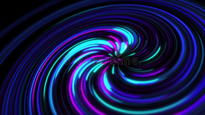 Colorful Twirl Abstract Background Loop Stock Footage - Video of energy ...