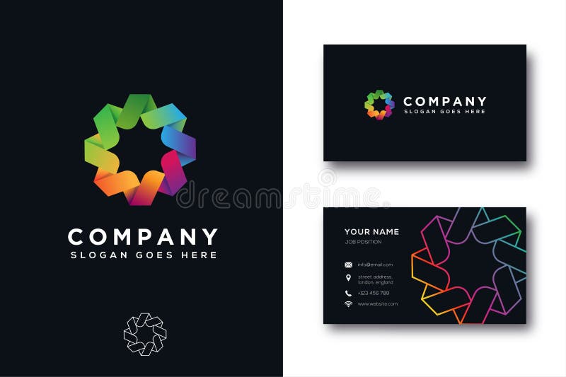 Abstract Colorful Unity Corporate Logo Icon Stock Vector - Illustration ...