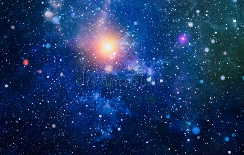 Abstract Colorful Universe, Nebula Night Starry Sky, Multicolor Outer ...