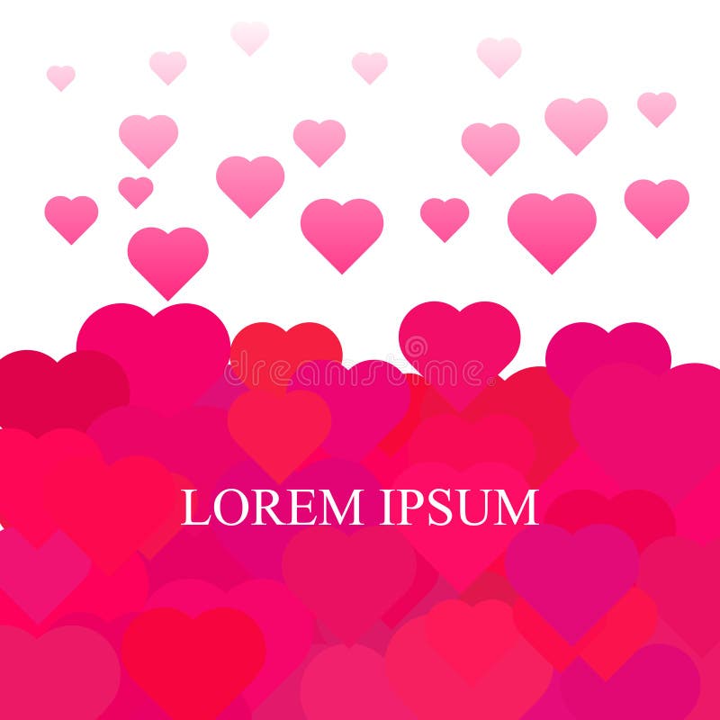 Abstract Colorful Valentine Background. Vector Stock Vector ...