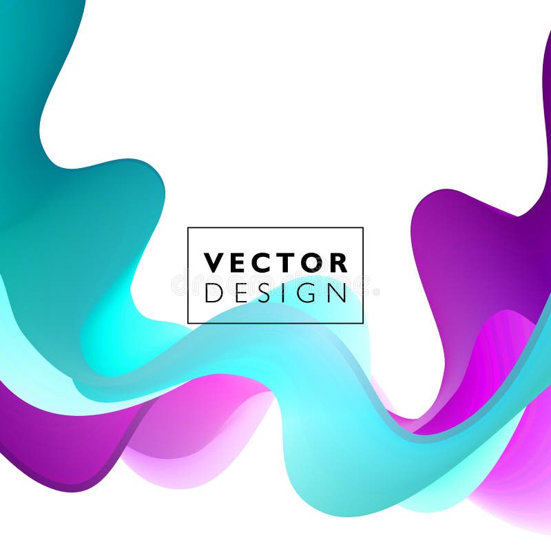 Abstract Colorful Vector Background, Color Flow Liquid Wave for Design ...