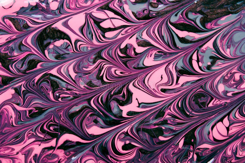 Abstract Colorful Vibrant Pink Liquid Acrylic Pattern. Trendy ...