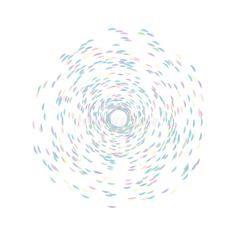 Abstract Blue Vortex Circle Vector Background Illustration Stock Vector ...