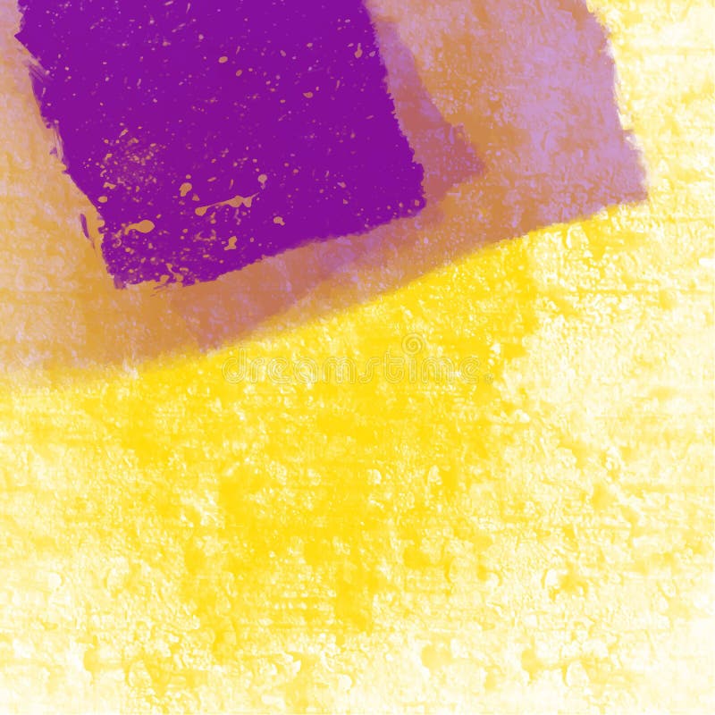 Abstract Colorful Watercolor Creative Background Yellow and Violet ...