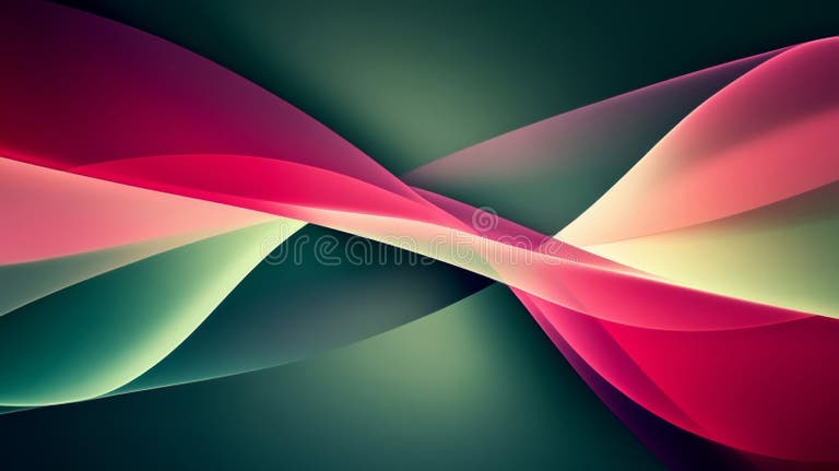 Abstract Colorful Wave Background Design Stock Illustration ...