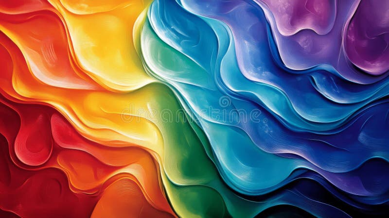 Abstract Colorful Wave Background Design Stock Illustration ...