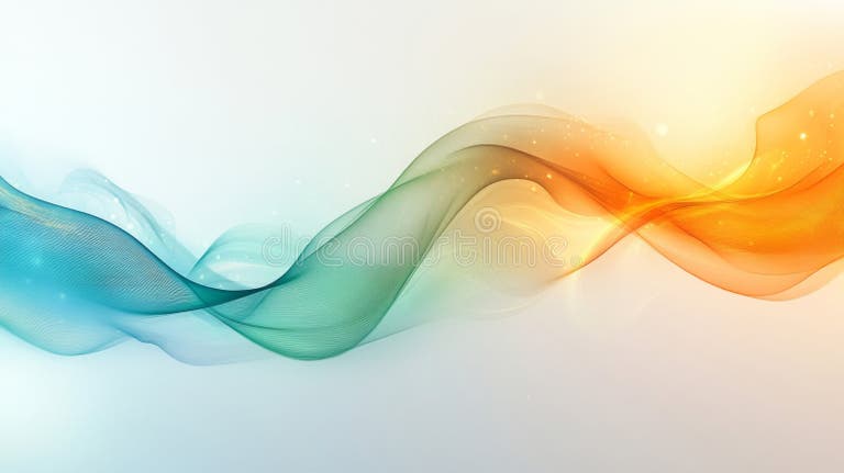 Abstract Colorful Wave Background Design Stock Illustration ...