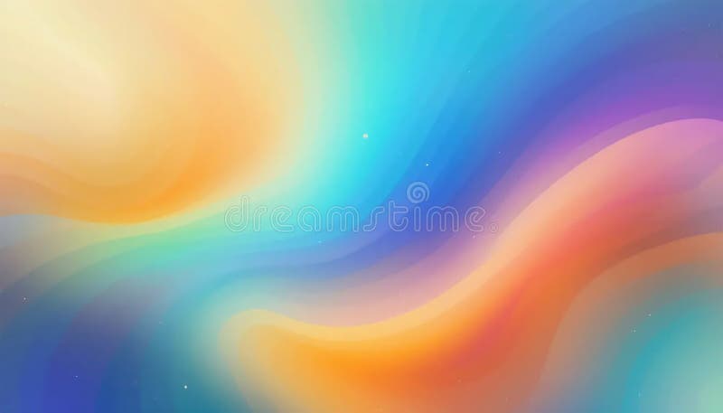 Abstract Colorful Wave Background: Vibrant Gradient Texture for Design ...