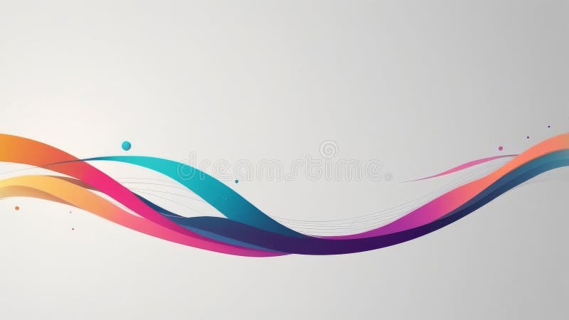 Abstract Colorful Wave Design Stock Illustration - Illustration of ...