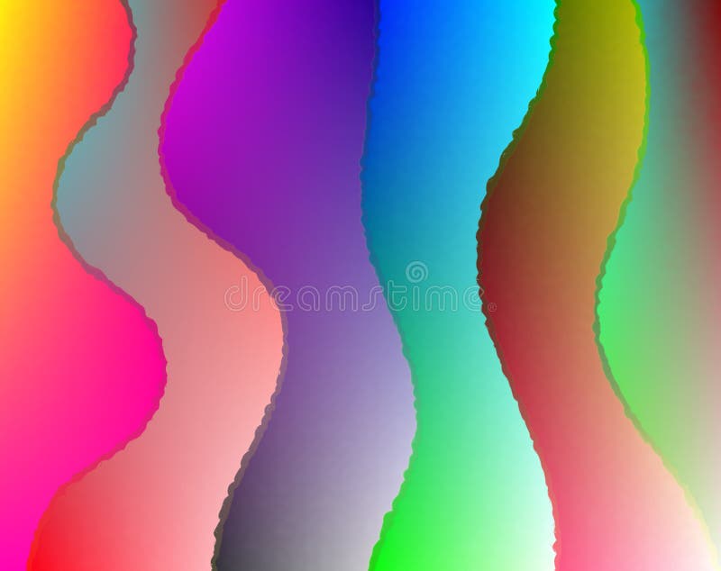 Abstract Colorful Wave Line Pattern Background. Colour Stripe Graphic ...