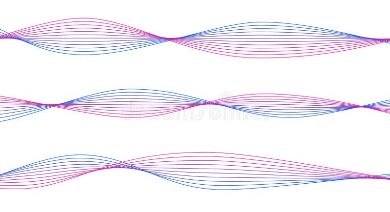 Abstract Colorful Wave with Lines. Digital Frequency Track Equalizer ...