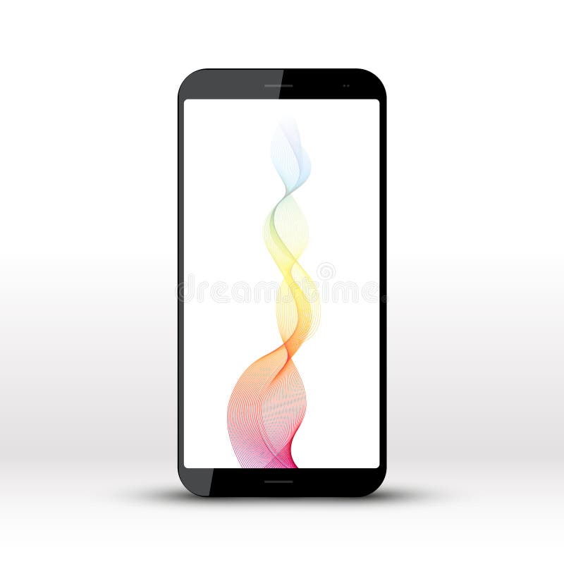 Colorful Wave Vector stock vector. Illustration of abstract - 62829663