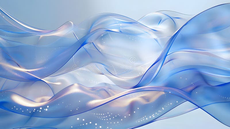 "Abstract Colorful Wave Pattern with Glassy Texture and Sparkling ...