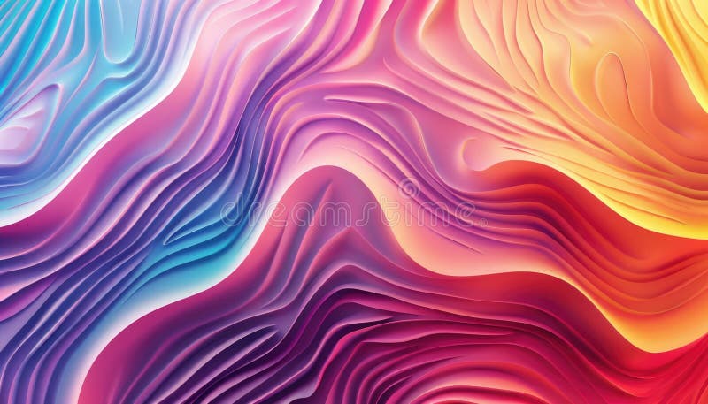 Discover Abstract and Vibrant Wave Patterns with Gradient Textures in ...