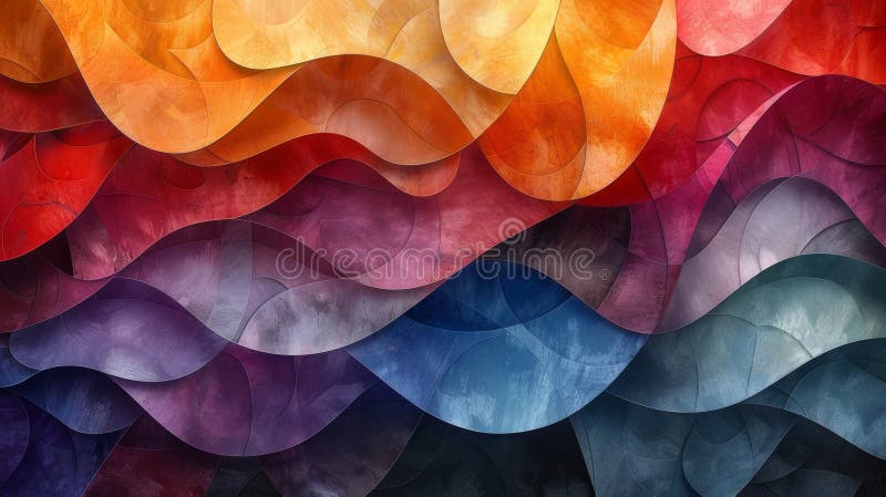 Abstract Colorful Wave Texture Stock Image - Image of texture, elegant ...