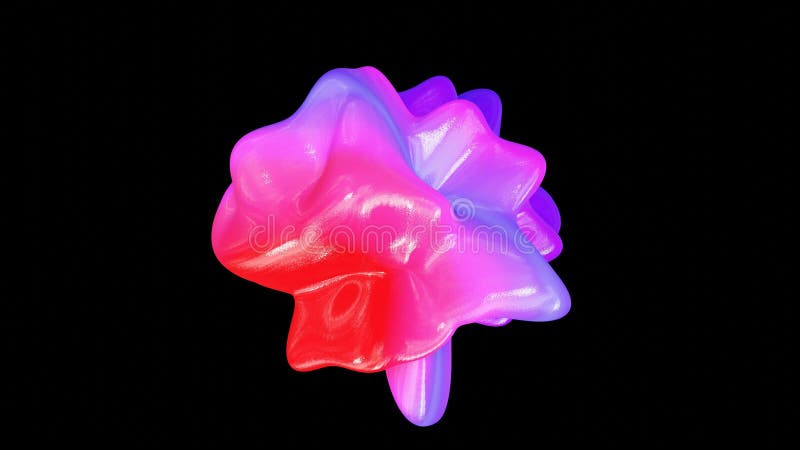 Abstract Colorful Waving Shape Loop Animated Background Stock Video ...