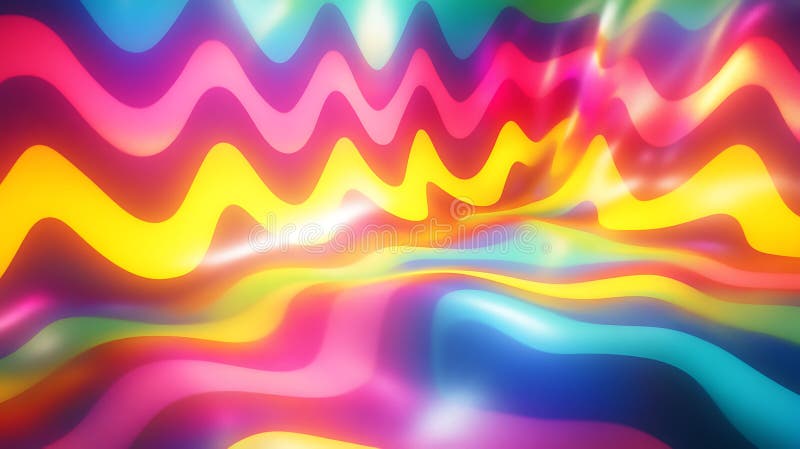 Abstract Colorful Wavy Background Design Stock Photo - Image of shade ...