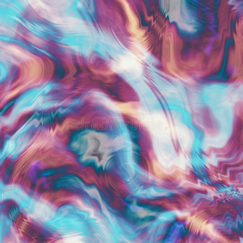 Abstract Colorful Wavy Groovy Psychedelic Background Stock Illustration ...