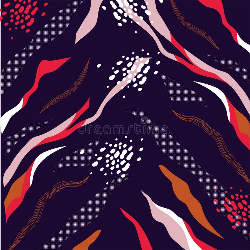 Abstract Colorful Wavy Pattern Stock Vector - Illustration of nature ...