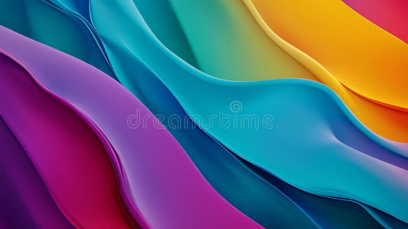 Abstract Colorful Wavy Pattern Background Stock Photo - Image of ...