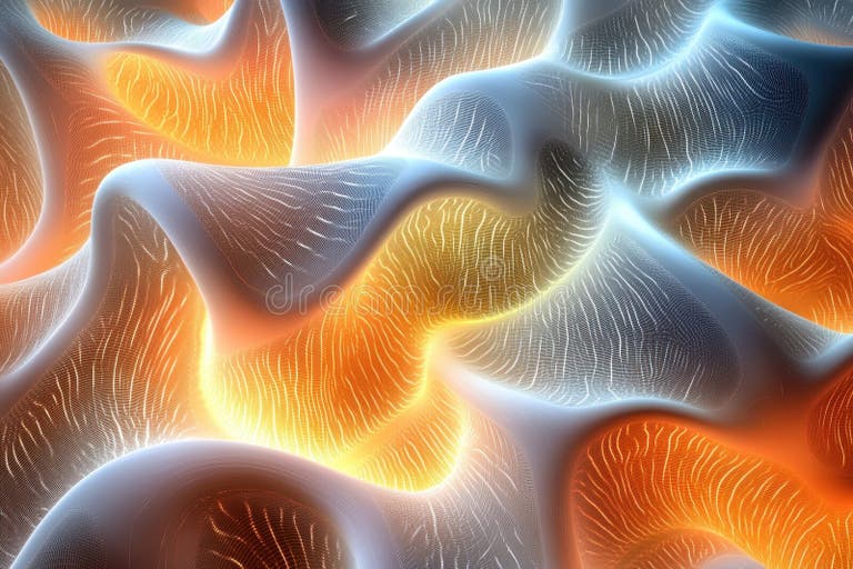 Abstract Colorful Wavy Patterns with Light Effects in Natural Formations Stock Photo - Image of ...