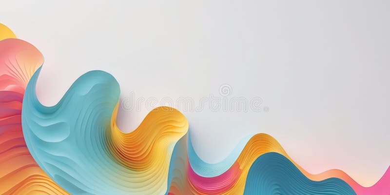 Abstract Colorful Wavy Texture Background Design Stock Photo - Image of ...