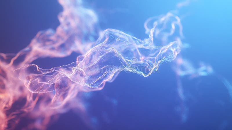 Abstract Colorful Wisps of Light Create a Mesmerizing Display Against a ...