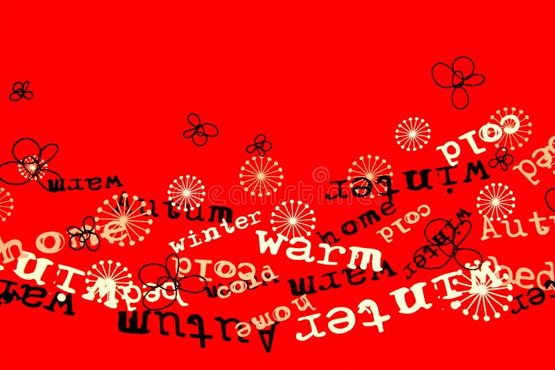 Abstract Colorful Words Pattern Stock Illustration - Illustration of ...