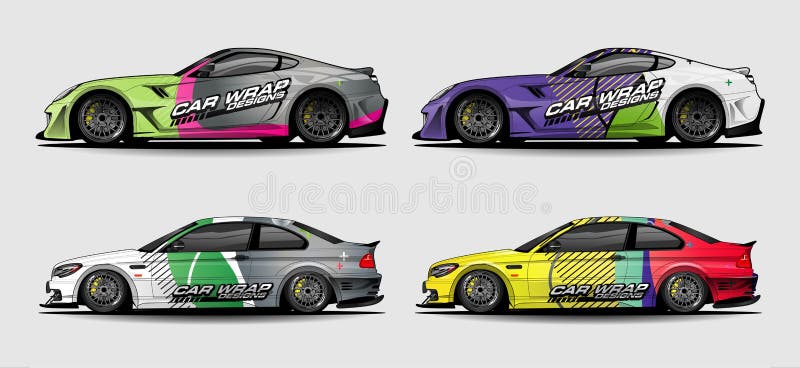 Abstract Colorfull Background for Vehicle Vinyl Wrap Design Stock ...