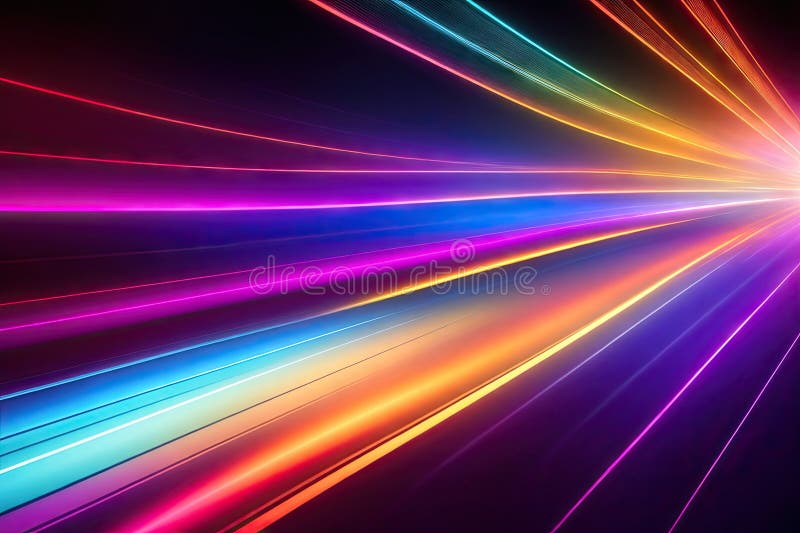 Abstract Colorfull Design Background of Light with Stripes of Colourful ...