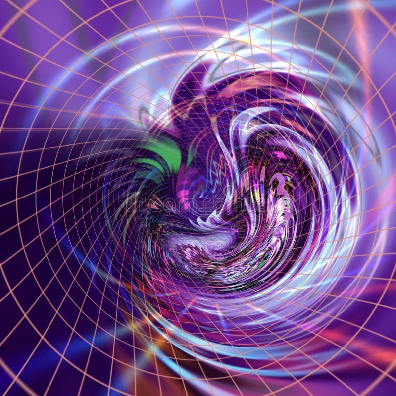 Abstract Coloring Background of the Gradient with Visual Wave and ...