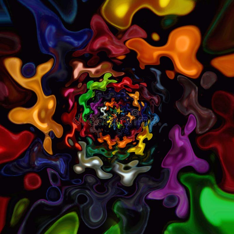 Color Gradient Background of the Abstract Geometric Shape.Cool ...