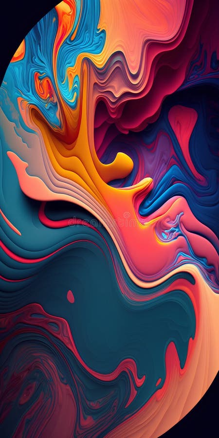 Abstract Coloring Background of the Gradient with Visual Wave,pinch and ...