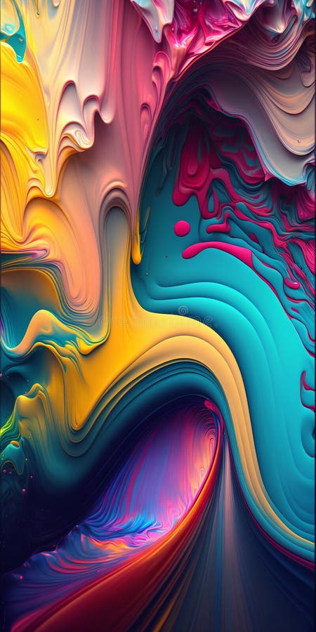 Abstract Coloring Background of the Gradient with Visual Wave,pinch and ...