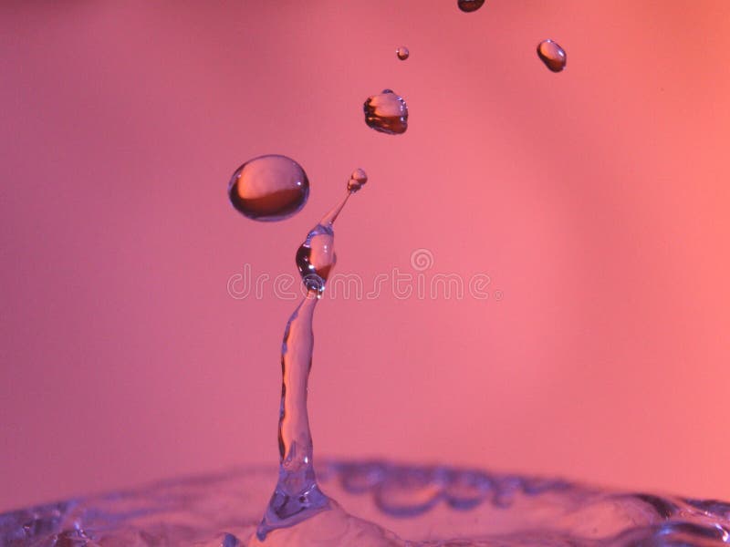Abstract Colors Colliding Drops Different Fluids Funds Forms Stock ...