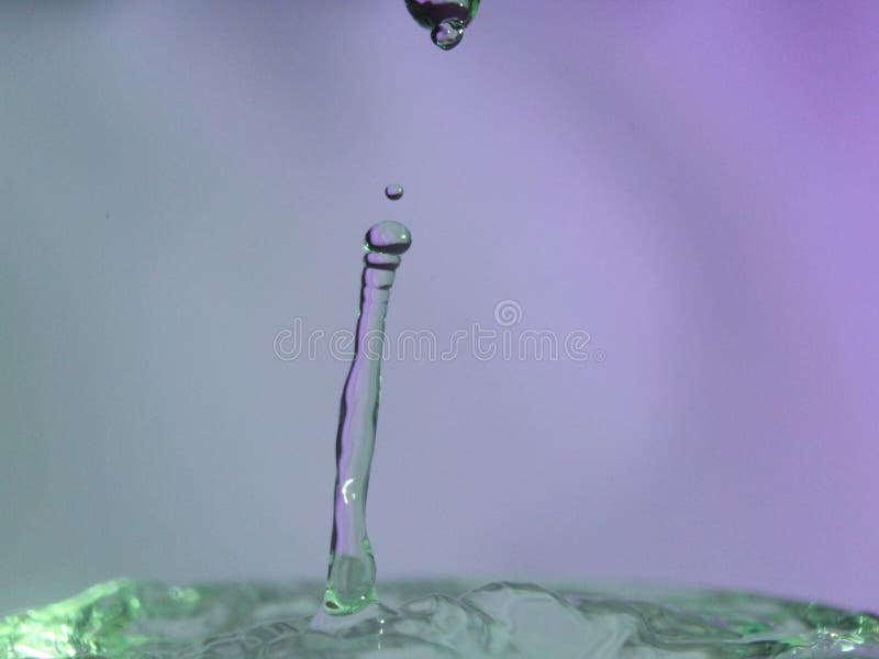 Abstract Colors Colliding Drops Different Fluids Funds Forms Stock ...