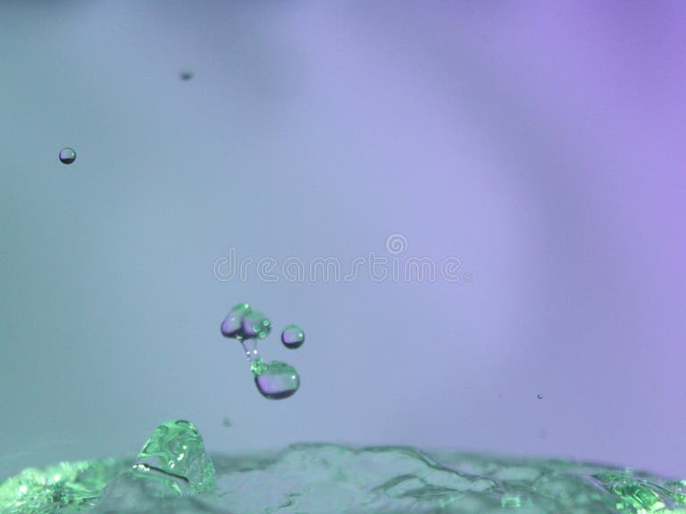 Abstract Colors Colliding Drops Different Fluids Funds Forms Stock ...
